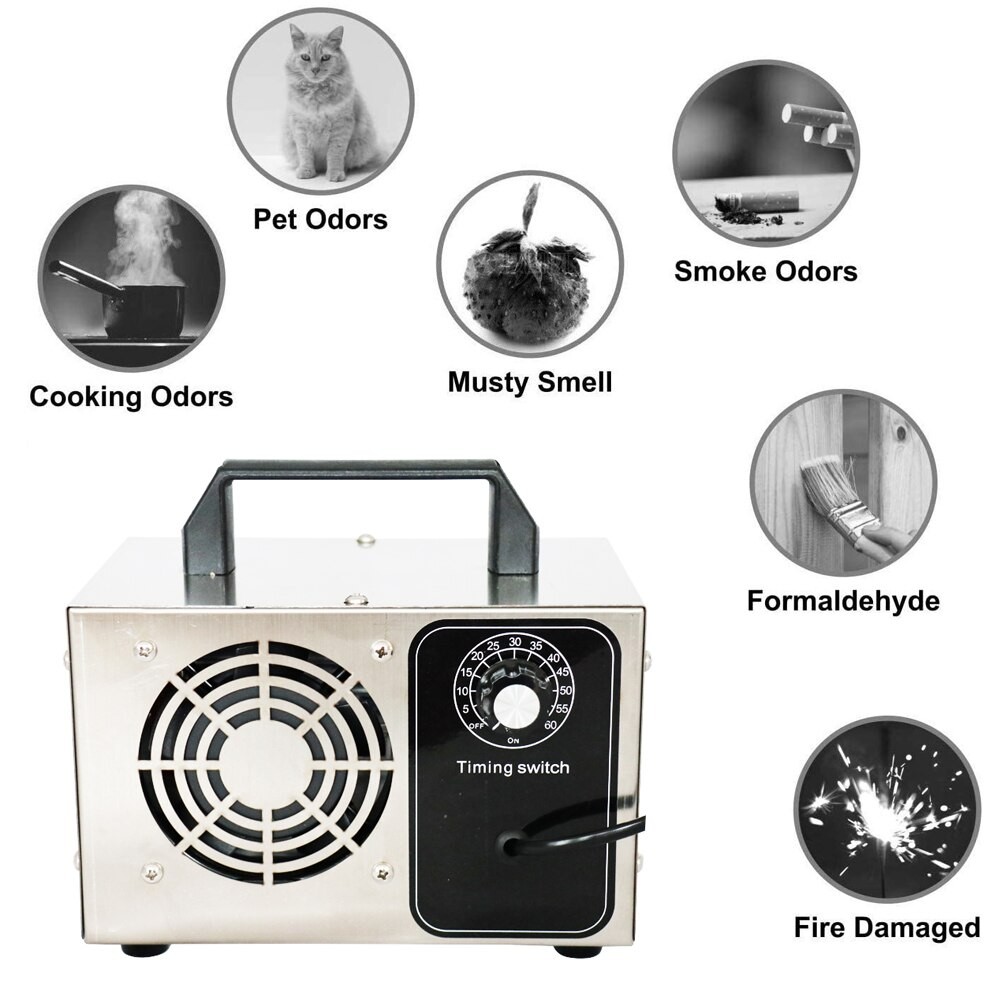 Jual Air Purifier Ozone Generator 220V 60g Air Cleaner Ozono Disinfection Sterilization Ozonizer ...