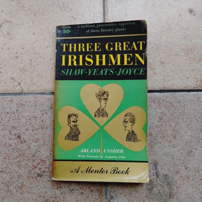Jual Three Great Irishman; Shaw, Yeats, Joyce - Arland Usshier | Shopee ...
