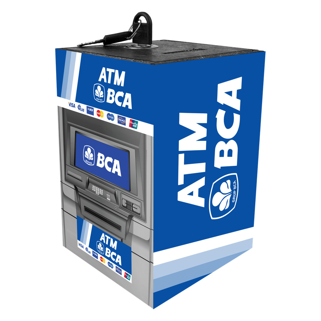 Jual Celengan ATM Mini Bank Money Saving Box Buka Tutup Labubu Atm Mini ...