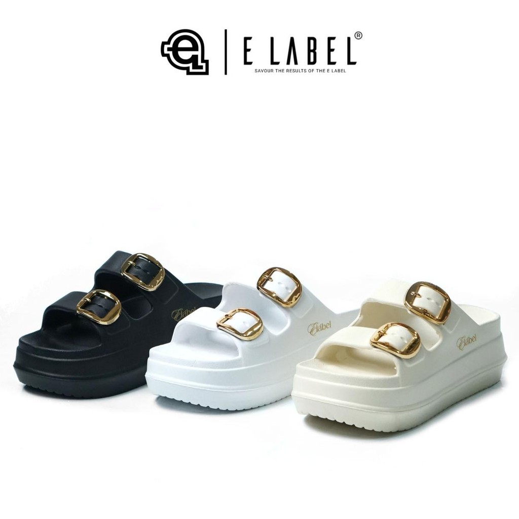 Jual E Label - Zaviera Sandal | Sandal Slip On Tali Hak Tinggi 7CM ...