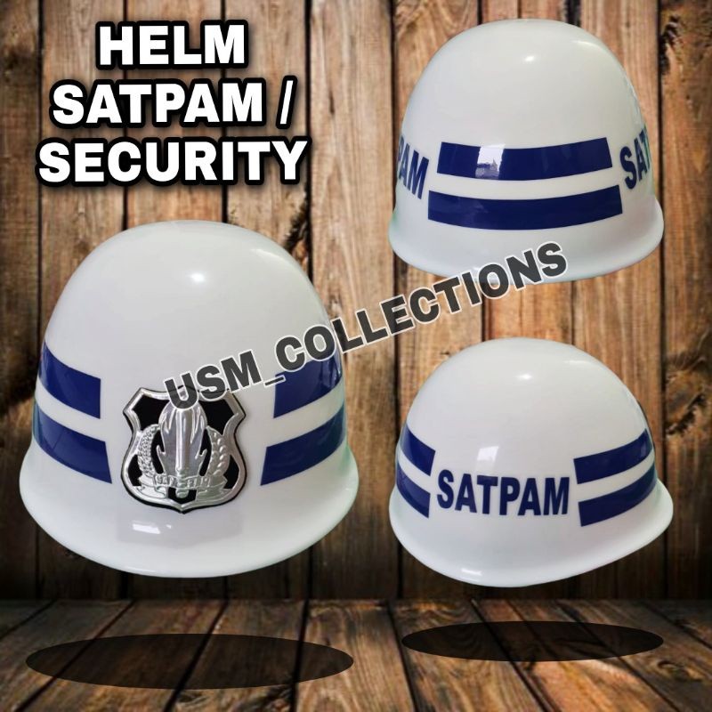 Jual Helm satpam / helm security / helm logo satpam | Shopee Indonesia