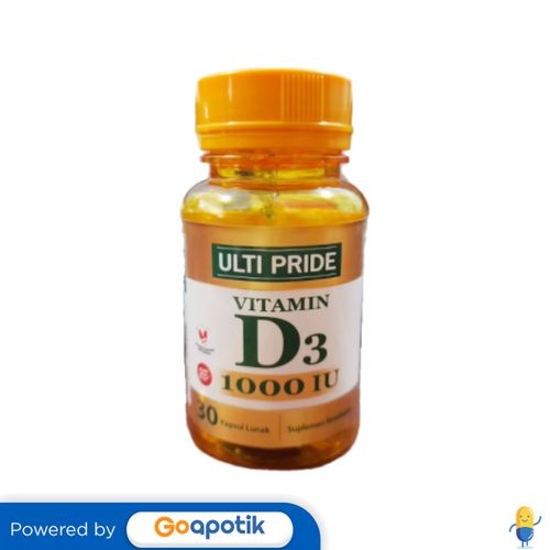 Jual Ulti Pride D3 1000 Iu Botol 30 Kapsul | Shopee Indonesia