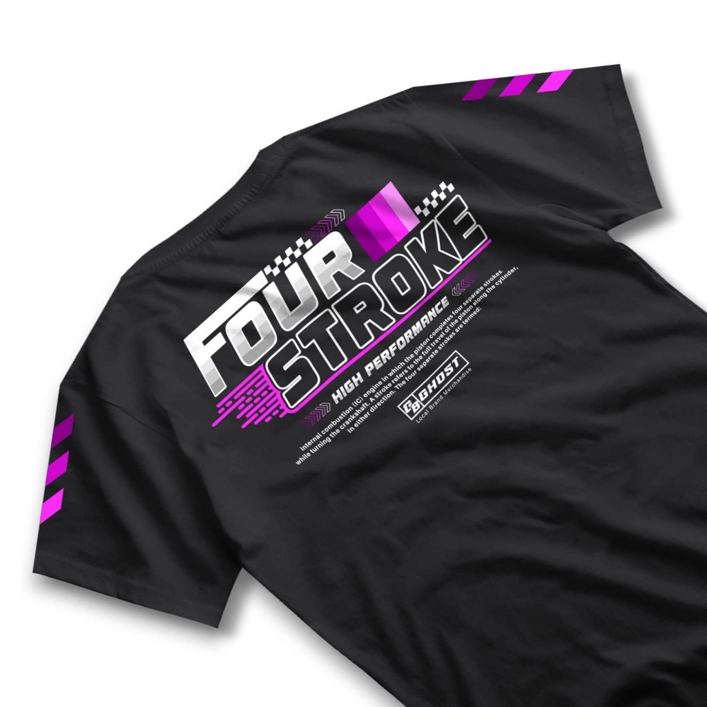 Jual Kaos Racing 4 Stroke Engine High Performance Four Stroke Baju Distro Motor 4 Tak Herex T ...