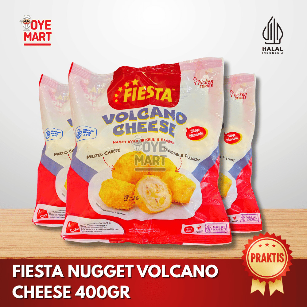 Jual FIESTA NUGGET VOLCANO CHEESE 400GR / NAGET KEJU | Shopee Indonesia