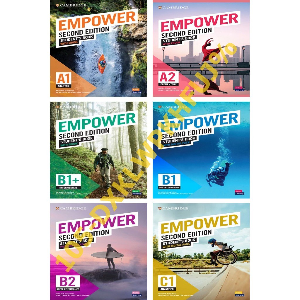 Jual Second Edition / Empower Student Book A1 Starter - A2 Elementary - B1+ Intermediate - B1 ...