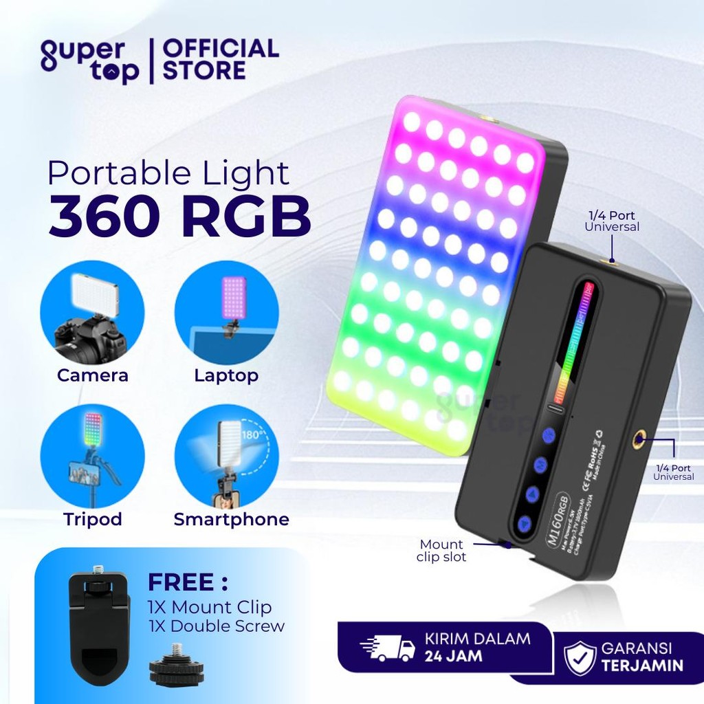 Jual STS RGB Lampu LED Video Lampu Studio Led Lighting Portable Mini ...