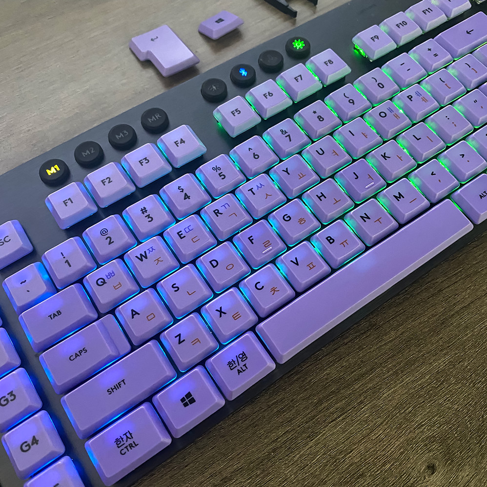 Jual Korean Language Keycaps,PBT/PC Custom Keycap Set,Suitable for ...