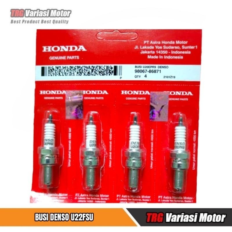 Jual Busi Motor Busi Beat Denso U22FSU Harga Per Biji PNP Beat Vario ...
