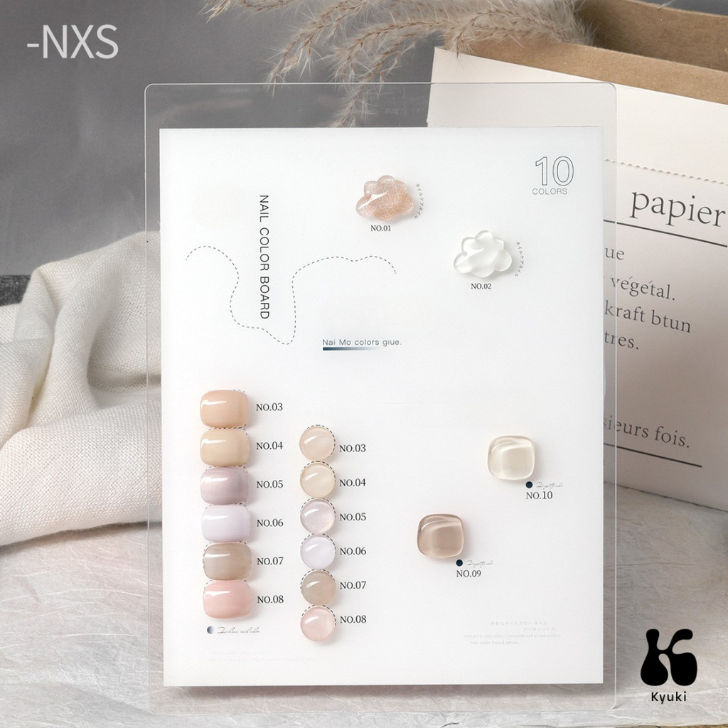 Jual AS NXS Nail Gel Polish 15ml / AS Apricot Yogurt White / Kutek Gel ...