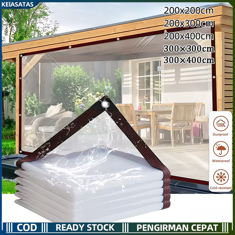 Jual 【KEIASATAS】Terpal Transparan Plastik PE Bening Anti Air / Terpal ...
