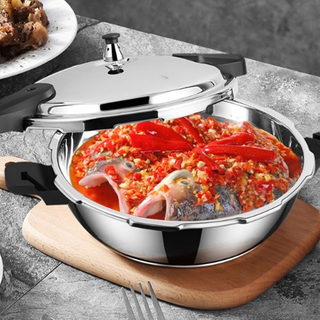 Jual Stainless Steel Mini Pressure Cooker Safe Explosion Proof 1.8L 1.8 ...