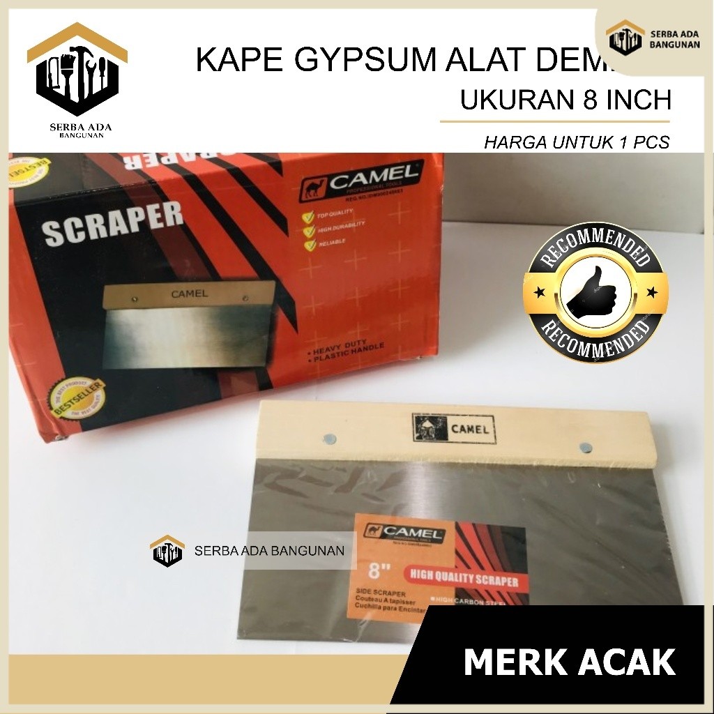 Jual SAB Kape gipsum gypsum 8 inch CAMEL Kape Gipsum 6 Inch | Kapi ...