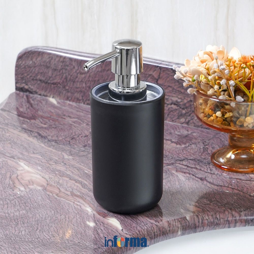 Jual Informa 220 ml Aaron Dispenser Sabun Cair - Hitam Liquid Soap ...