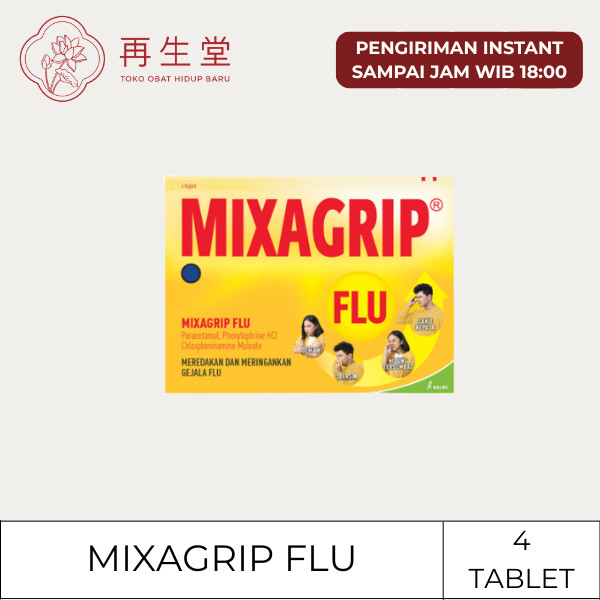 Jual MIXAGRIP FLU 4 TABLET | Shopee Indonesia