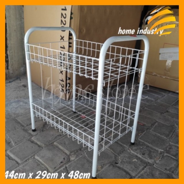 Jual rak ciki serbaguna mini susun 2/rak keranjang jajan/rack susun/rak ...