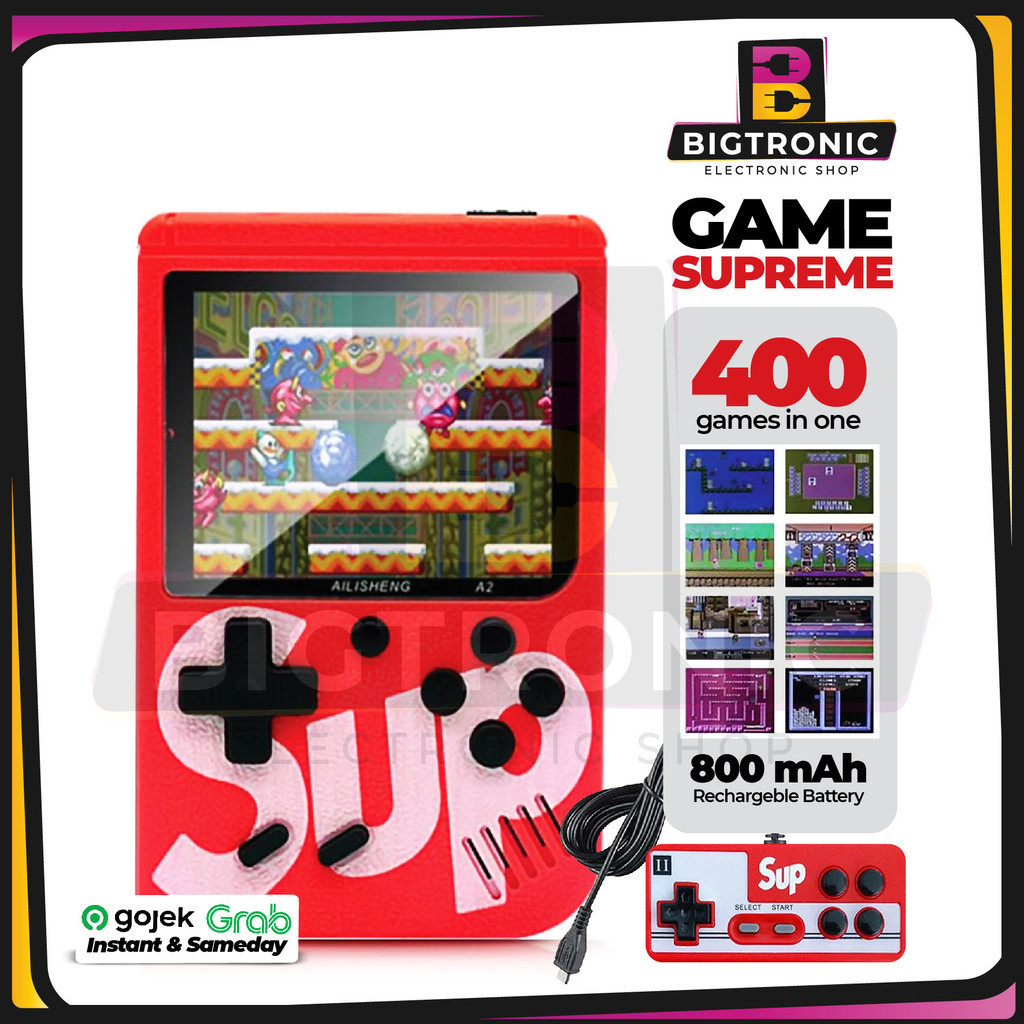 Jual Supreme Gamebox Nintendo isi 400 game Console Gameboy Gamebot ...