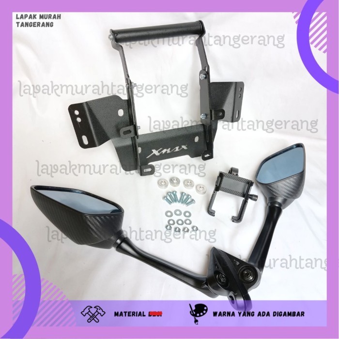Jual PAKET BREKET SERVO SERPO SPION R25 DAN HOLDER HP ALUMUNIUM MIRIP ...