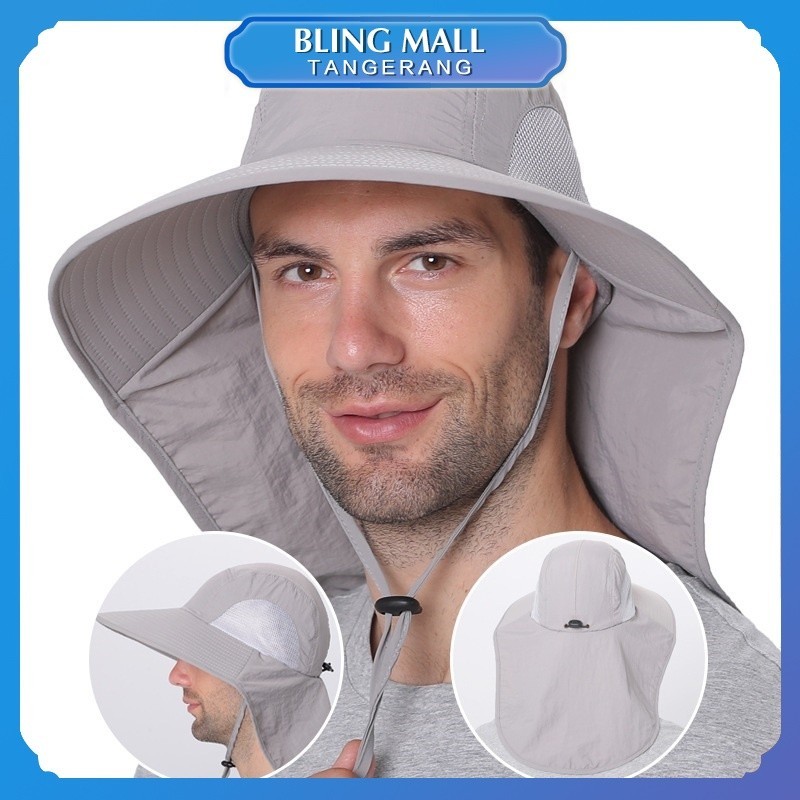 Jual Topi Pancing Anti Air Topi Rimba Oval Down | Shopee Indonesia