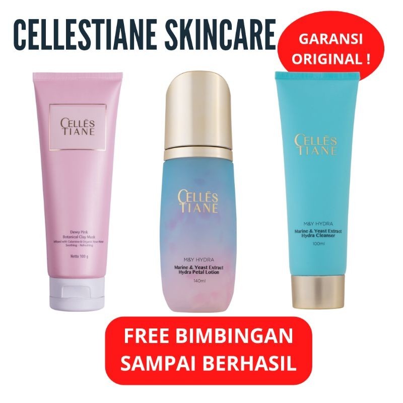 Jual SKIN CARE Paket Lengkap Celles Tiane Marine & Yeast Extract Hydra ...
