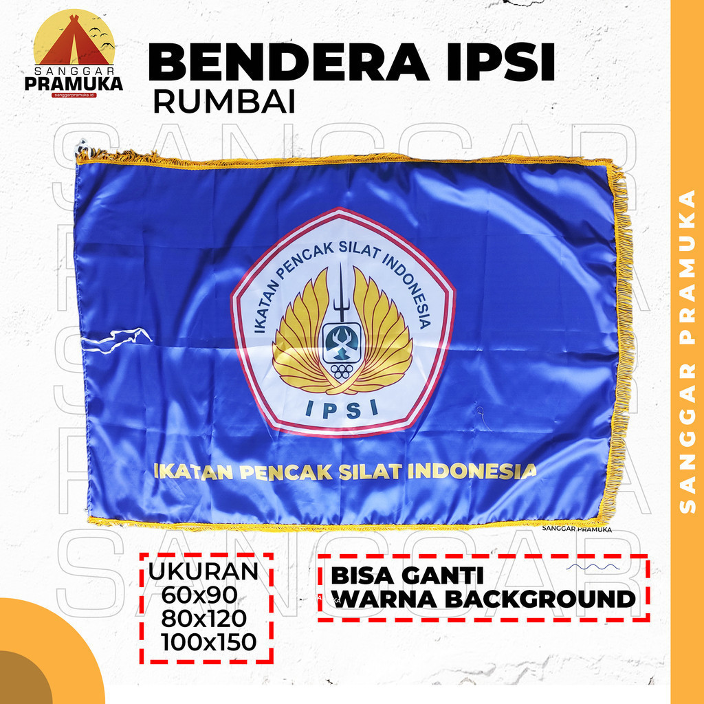 Jual Bendera IPSI Rumbai / Bendera Pataka Ipsi / Bendera Silat | Shopee ...