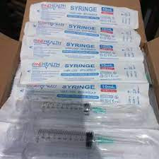 Jual ONEHEALTH SPUIT 10 CC PER BOX SYRINGE 10 CC PER BOX ALAT INJEKSI ...
