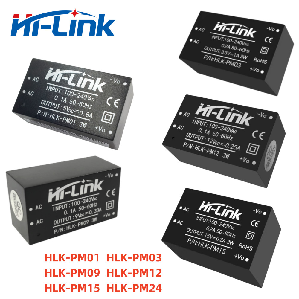 Jual Hilink PM01 PM12 HLK-PM01 220V to 5V 12V 3W Series AC DC Isolated ...