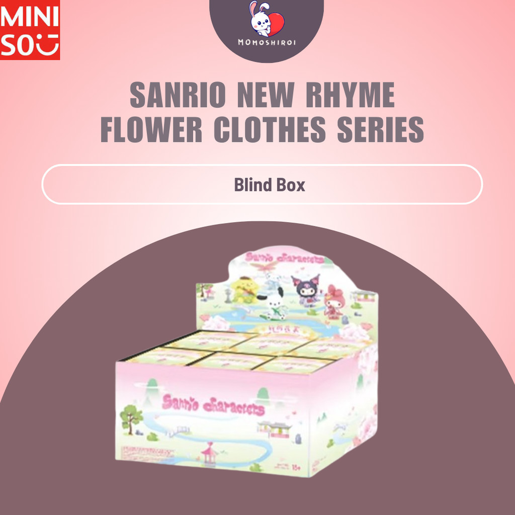 Jual SANRIO New Rhyme Flower Clothes Series Miniso Figure Sanrio new ...