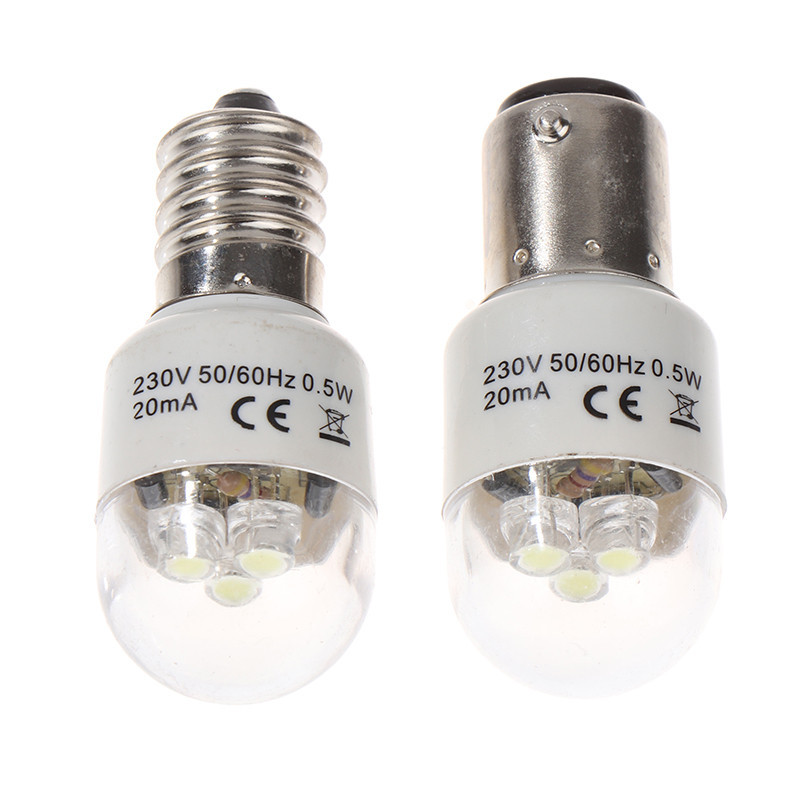 Jual BA15D/E14 Sewing LED Bulb Light Illuminate 0.5W AC 190-250W Lamp ...