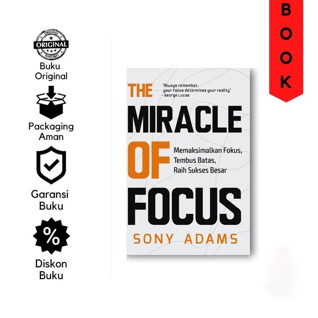 Jual Buku The Miracle of Fokus: Mengapa Orang Lain Bisa Fokus - Sony ...