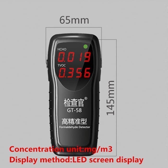 Jual Formaldehyde Detector Indoor Air Quality Tester benzene HCHO TVOC ...