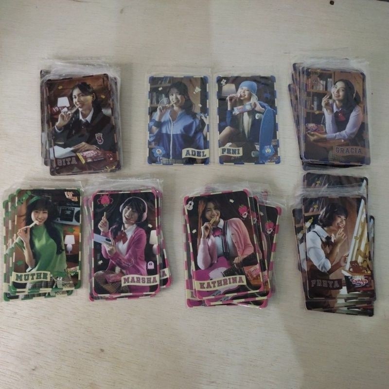 Jual [READY] PHOTOCARD PC JKT48 25pcs X TANGO ADEL MARSHA GITA MUTHE KATHRINA FENI FREYA GRACIA ...