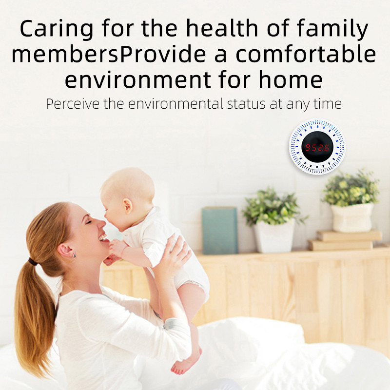 Jual Tuya Smart Atmospheric Pressure Sensor with Temperature and ...