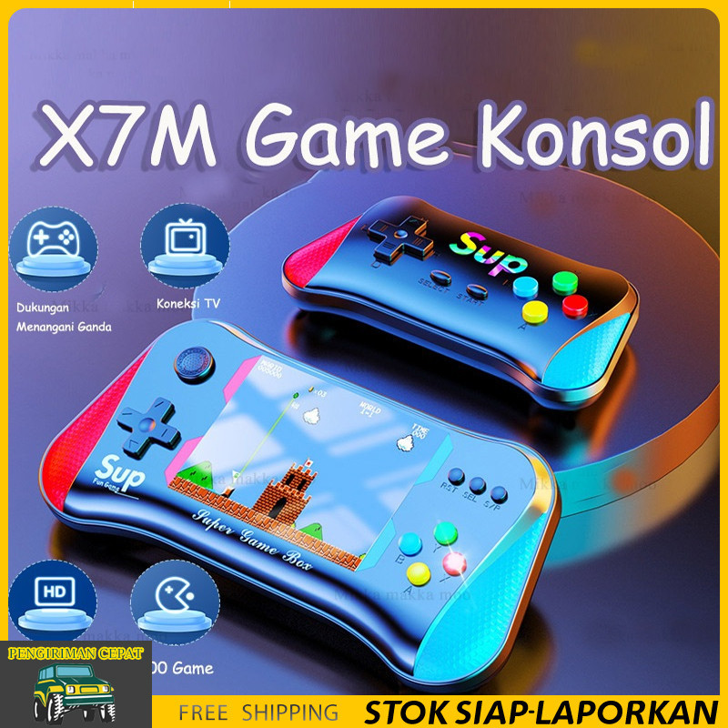 Jual Handheld Game Console 1/2 Pemain 500 Game Retro SUP Dual Konsol ...