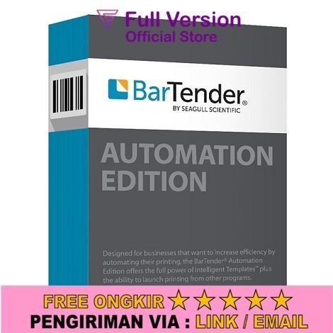 Jual Bartender Enterprise Automation Aplikasi Pembuat Barcode Dan Cetak Barcode Lifetime ...