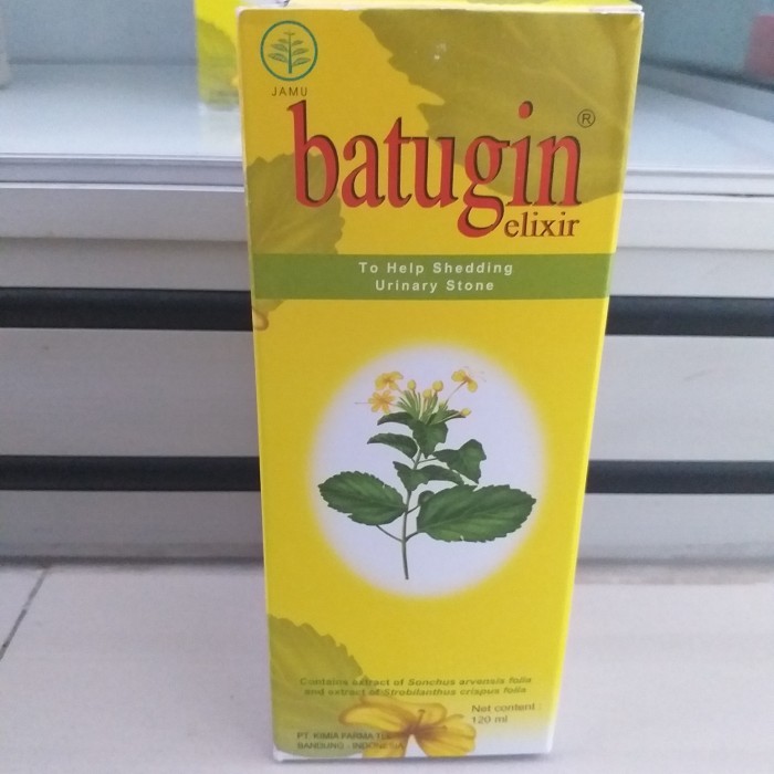 Jual batugin sirup elixir 120 ml obat ginjal dan batu saluran kemih ...