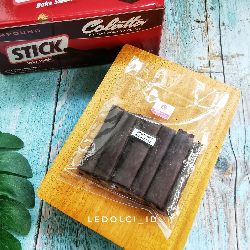 Jual COLATTA BAKE STABLE CHOCOLATE STICK COKLAT STIK 100 GRAM | Shopee ...