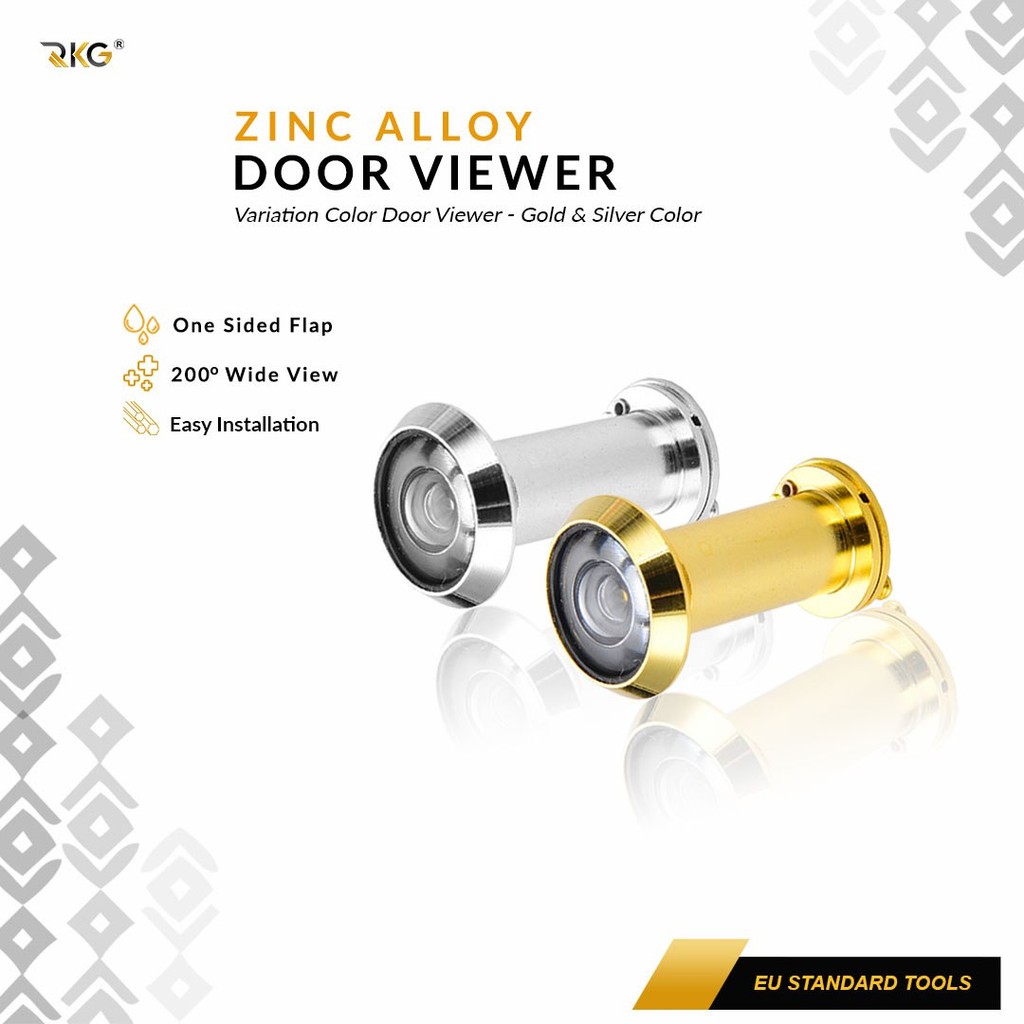 Jual Lubang Intip Pintu Door Viewer Zinc Alloy 50 Mm | Shopee Indonesia