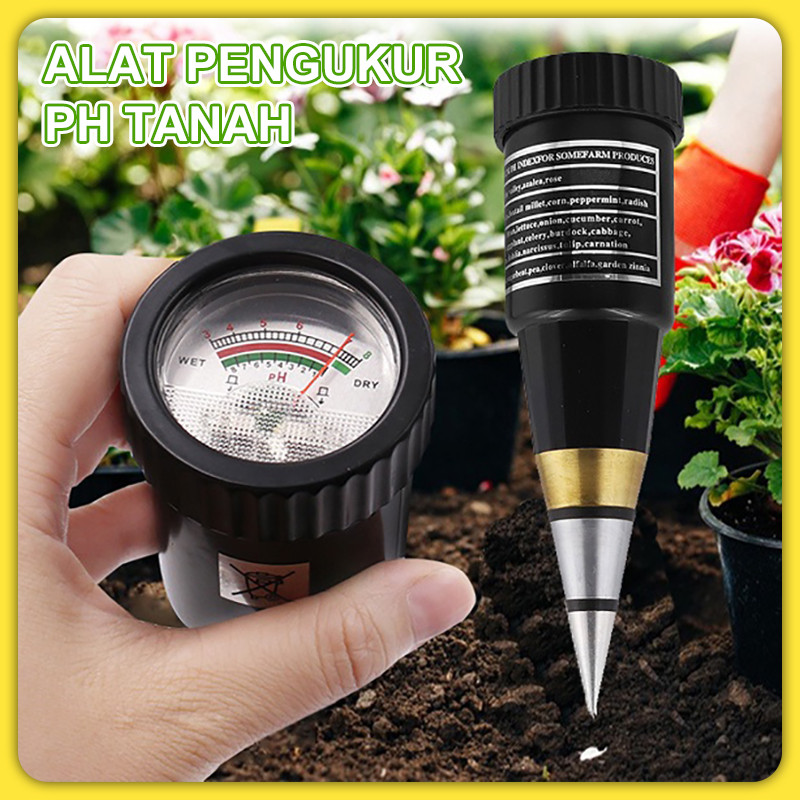 Jual Alat Penggukur Tanah 2 In 1 Pen Type PH Meter Soil Analyzer Tester ...
