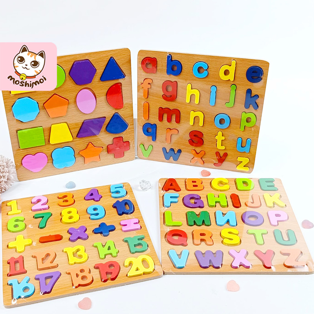 Jual Mainan Edukasi Anak Puzzle/ Mainan Anak Puzzle Kayu / Block kayu ...