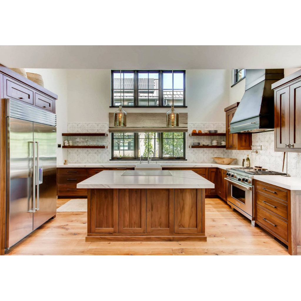 Jual Popular Shaker Style Custom Made Modern Melamine Wood Kitchen ...