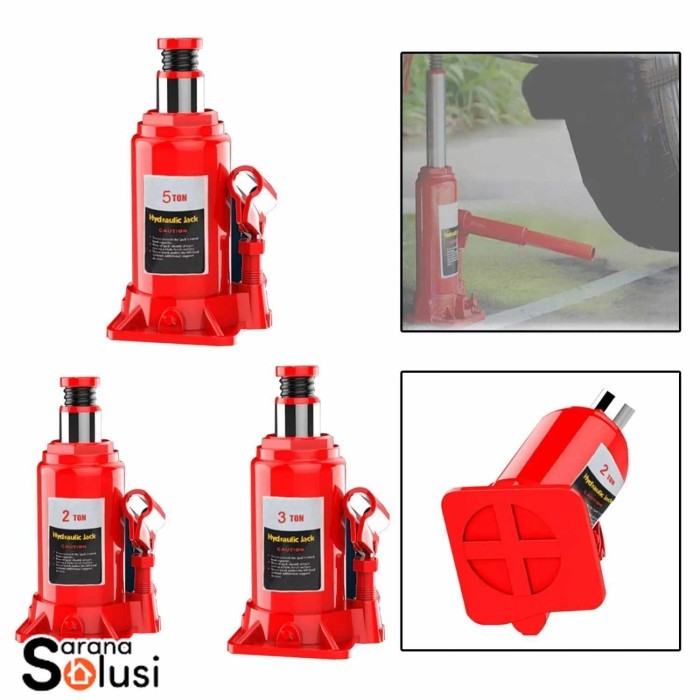 Jual Dongkrak Mobil Hidrolik Manual 2 Ton 3 Ton 5 Ton Anti Slip Piston ...