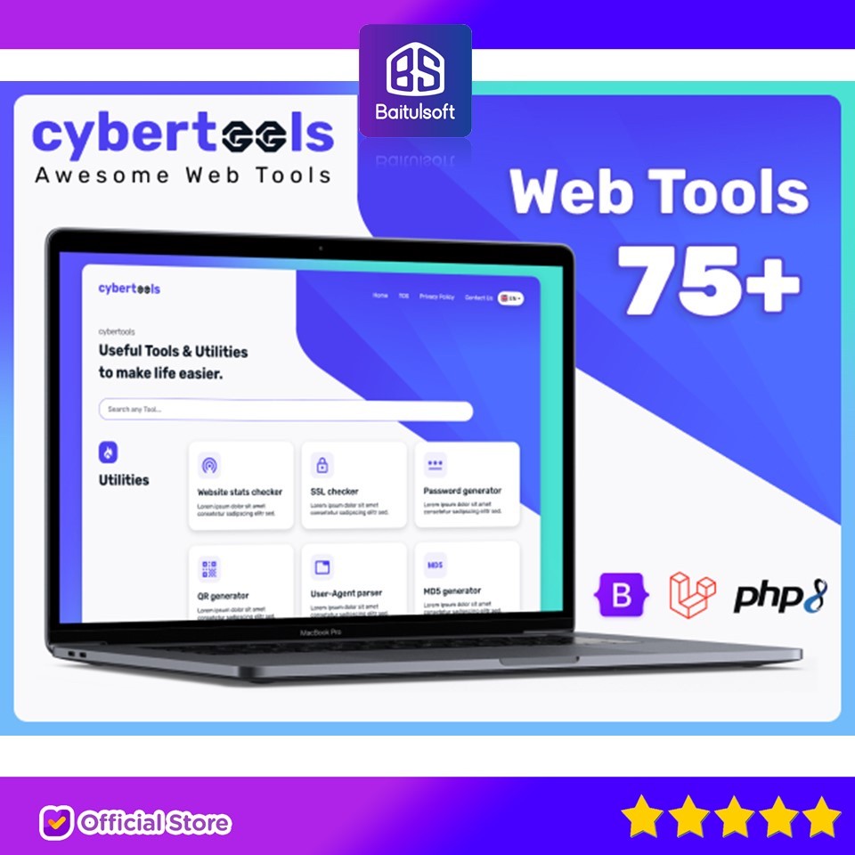 Jual SOURCE CODE APLIKASI CYBERTOOLS AWESOME WEB TOOLS | Shopee Indonesia