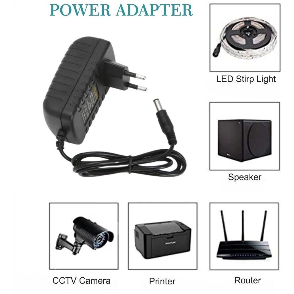 Jual Adaptor Power Supply Adaptor 12V 2A / Adaptor 12 Volt 2 Ampere ...