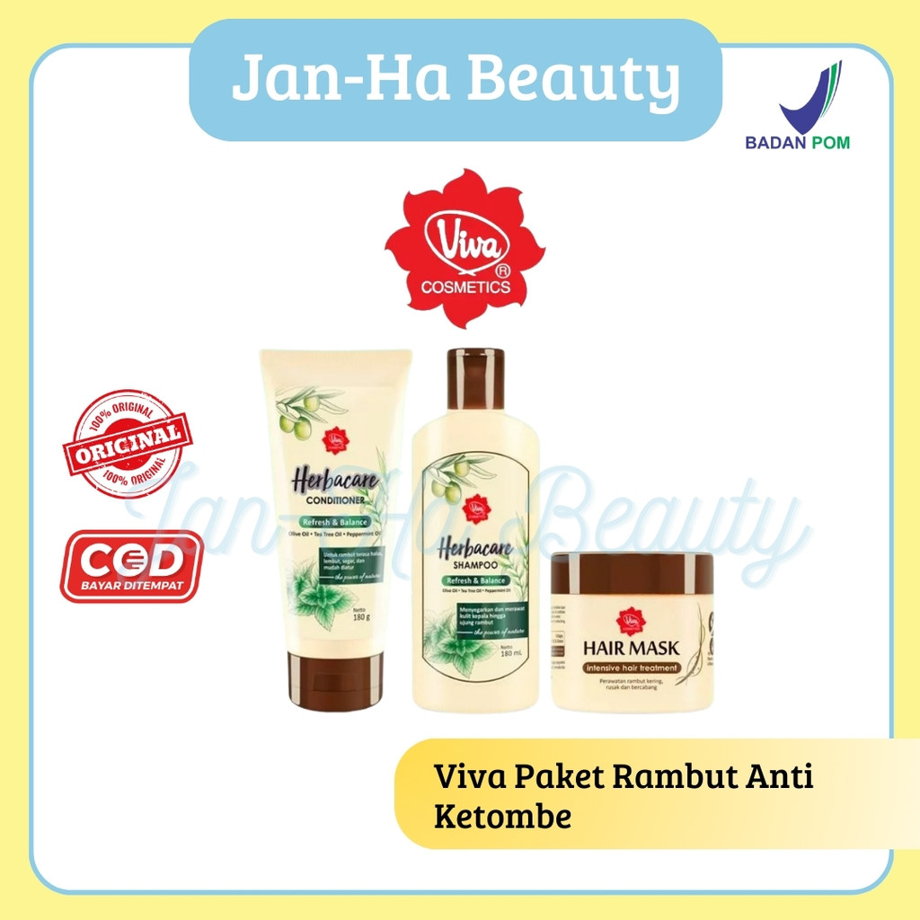 Jual VIVA Paket Fresh Hair with Collagen - INTENSE ANTI DANDRUFF HAIR ...