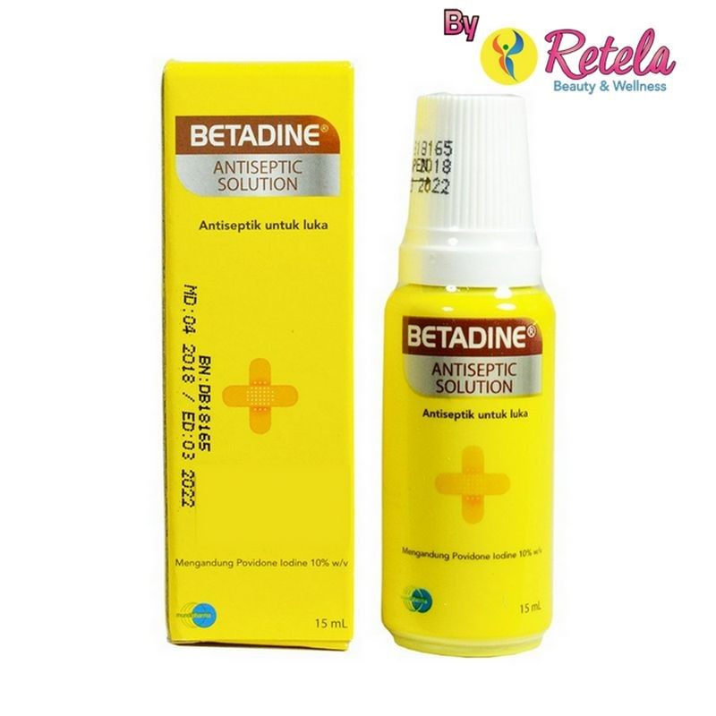 Jual BETADINE ANTISEPTIC SOLUTION 15ML | Shopee Indonesia