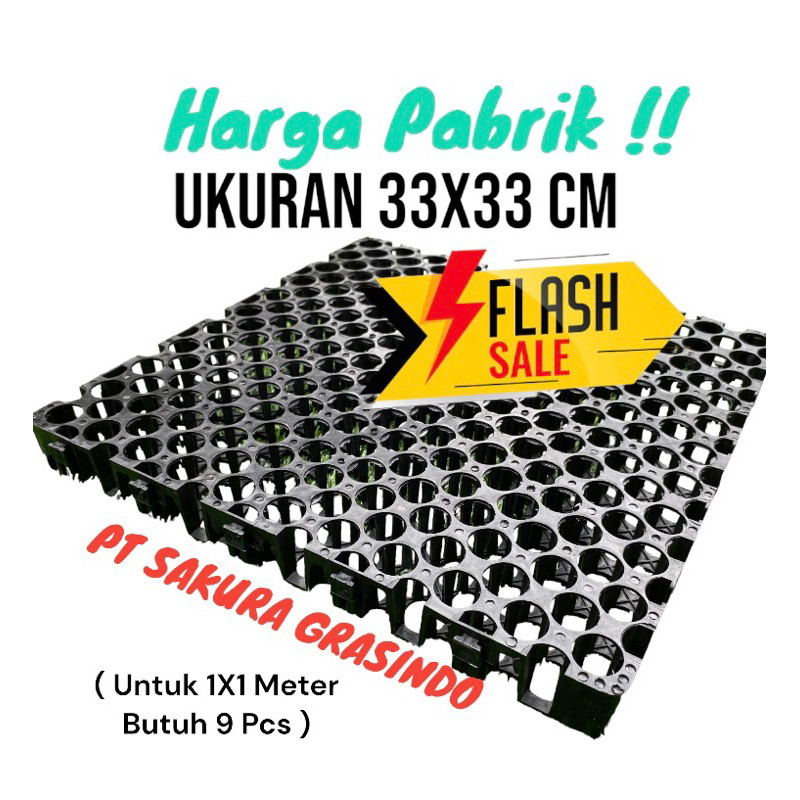 Jual PABRIK DRAINAGE CELL UKURAN 33X33 CM - ALAS RESAPAN RUMPUT ...