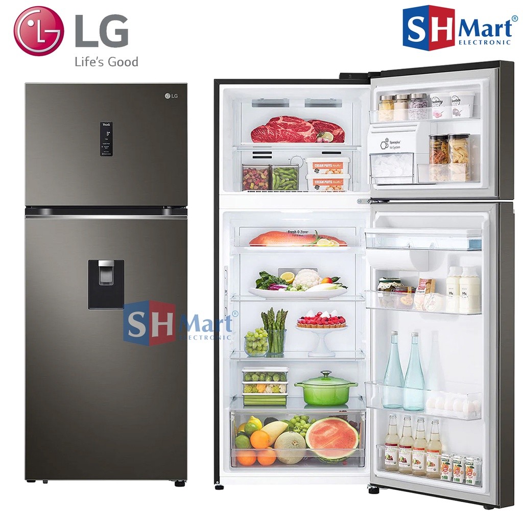 Jual KULKAS LG 2 PINTU GN-F372PXAK KAPASITAS 410 LITER SMART INVERTER ...