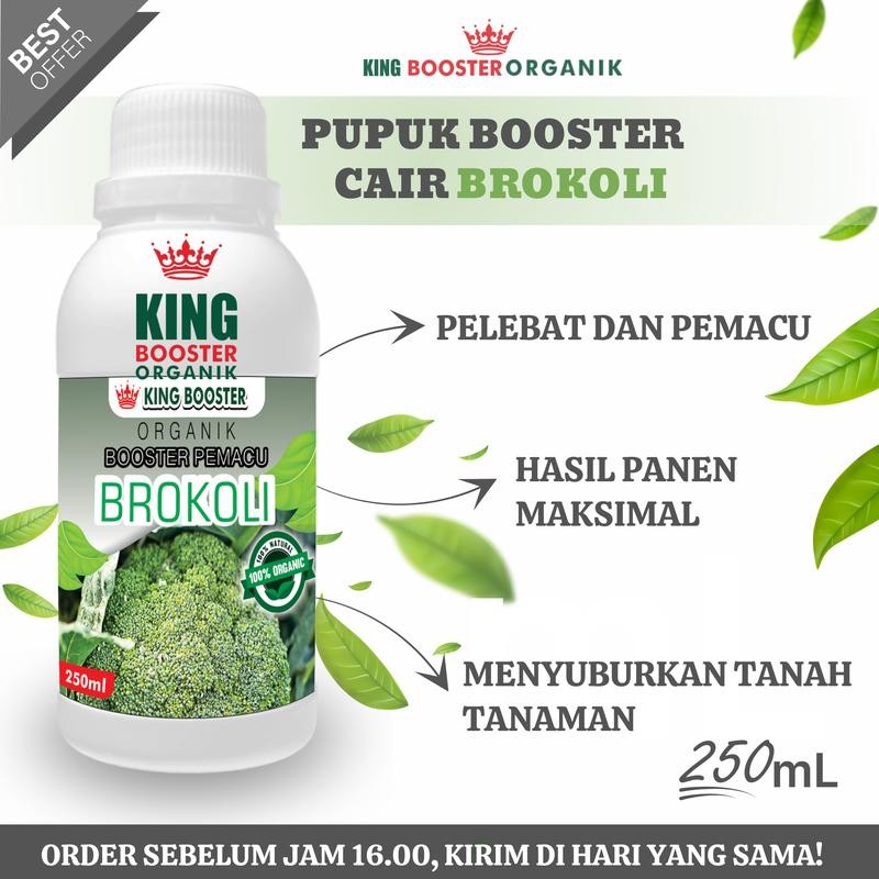Jual Pupuk organik booster CAIR 250ml BROKOLI, memaksimalkan hasil panen pemacu pelebat penyubur ...