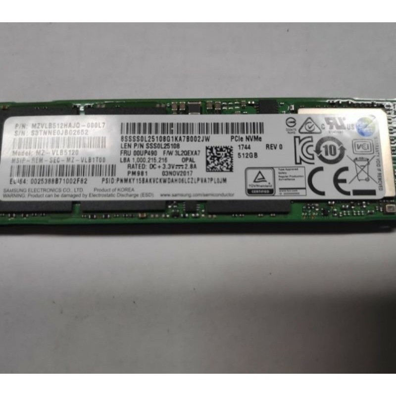 Jual SSD samsung pcie NVMe M. 2 512Gb | Shopee Indonesia