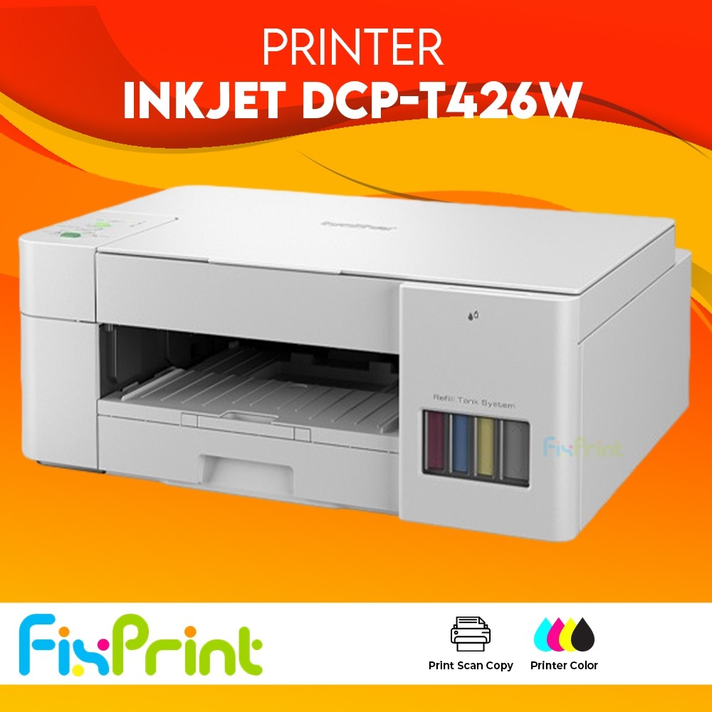 Jual Printer Brother Ink Tank DCP-T426W White Print Scan & Copy ...